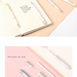 0.5mm Micro Point Black Ink Gel Pen - Minimalist Gel Pen - Black Ink ...