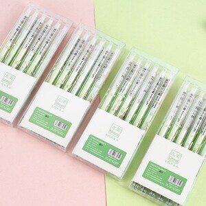 Matcha Fairy Black Ink Gel Pen Pack of 6 0.5mm Micro Point 6 Pens Set ...
