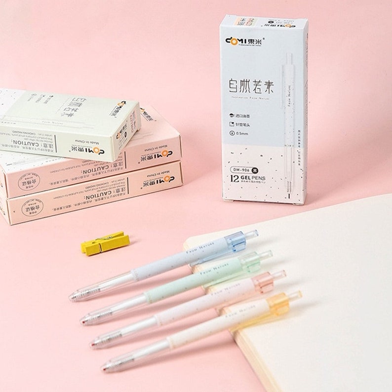 0.5mm Micro Point Black Ink Gel Pen Minimalist Gel Pen - Etsy