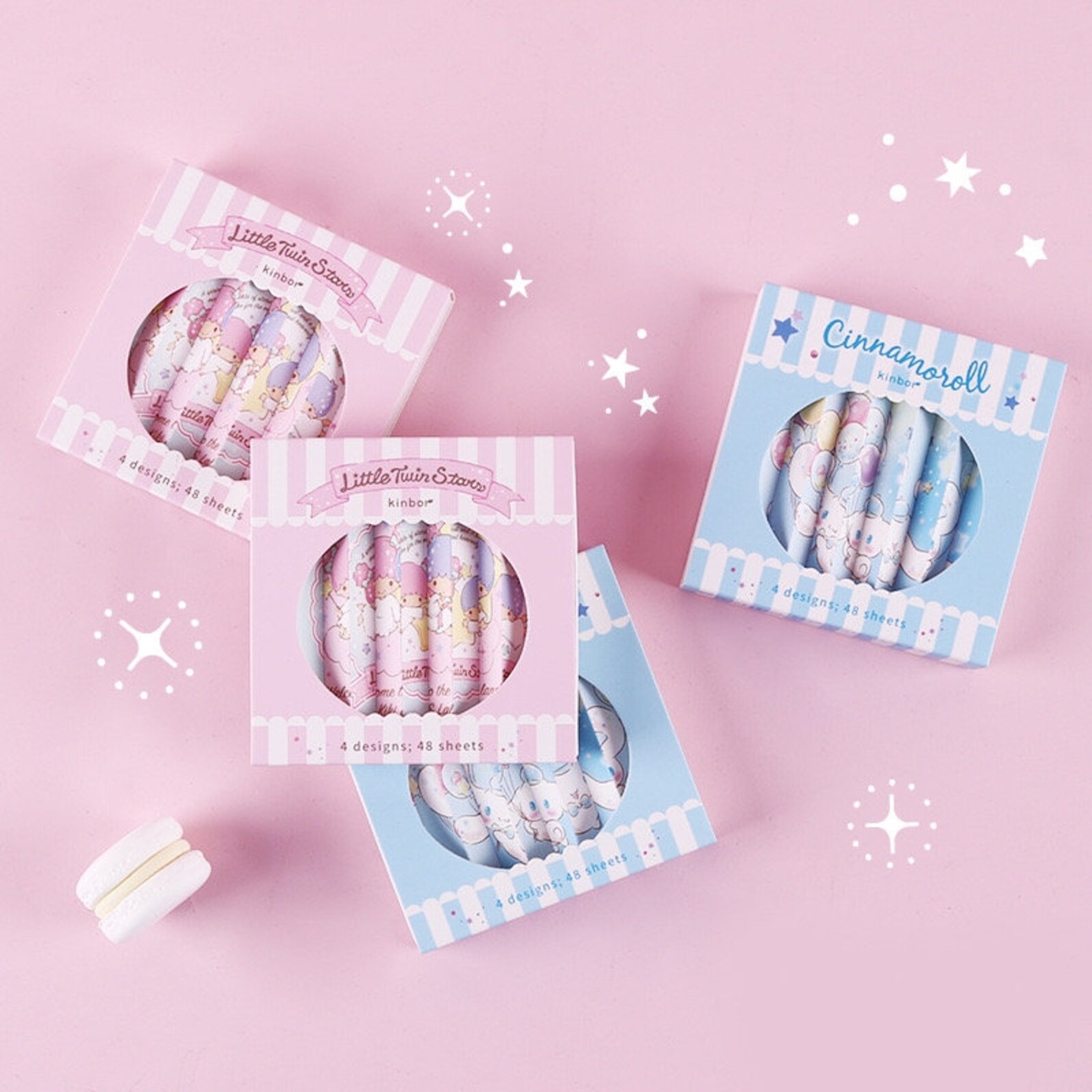 48 Pages Cinnamoroll Big Notepad With Designed Box 4 Designs - Etsy