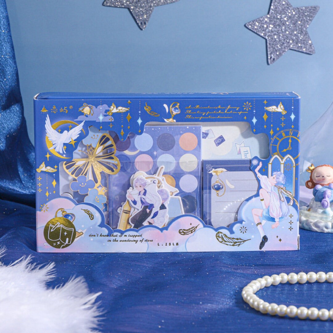 The Falling Stars Sticky Notepad Set Memo Pad Write Message on Notes ...