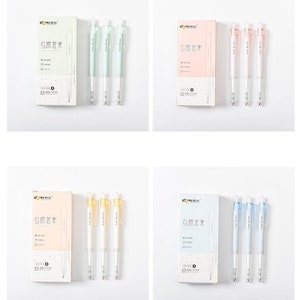 0.5mm Micro Point Black Ink Gel Pen Minimalist Gel Pen Black Ink Office ...