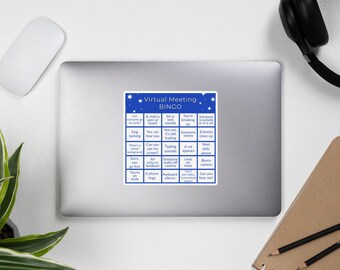 Virtual Meeting Bingo Mug Green Gameboard Version - Etsy