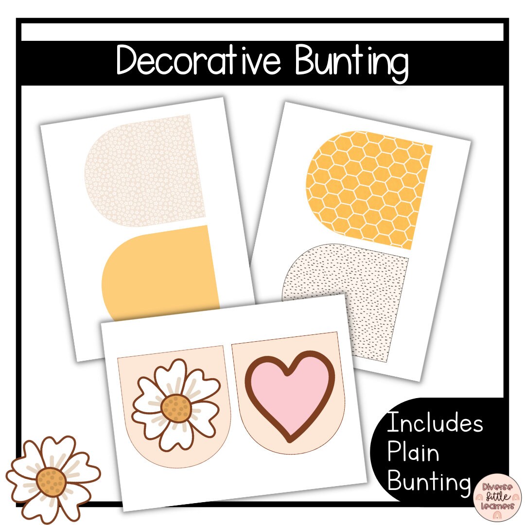 Bee Kind Retro Classroom Posters | Bulletin Board Decor | Bee Theme ...