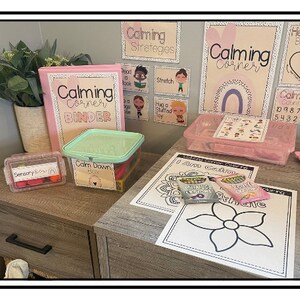 Calm Down Corner | Yoga Cards | Calming Strategies | Breathing ...