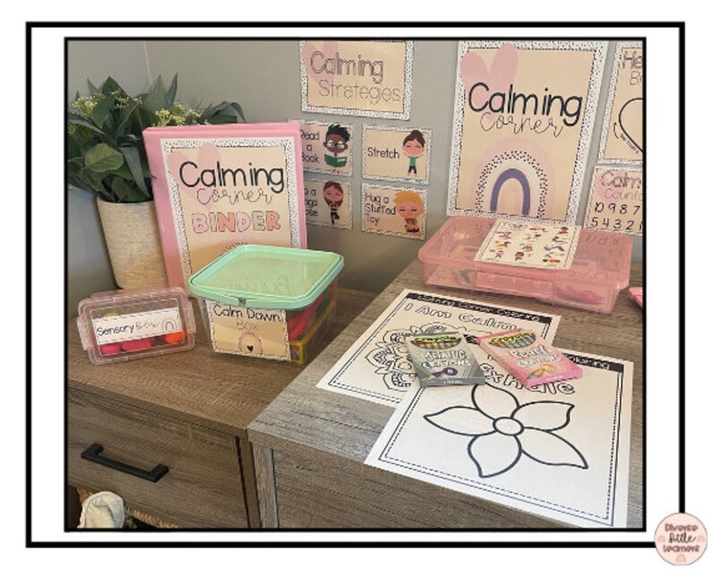 Calm Down Corner | Yoga Cards | Calming Strategies | Breathing ...