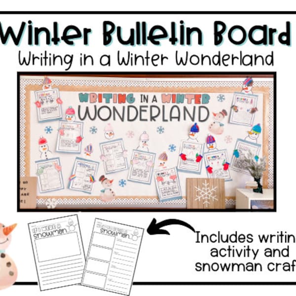 Winter Wonderland Bulletin Board - Etsy