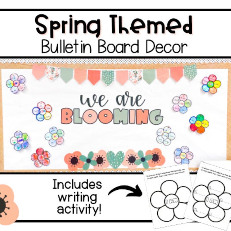 We Bloom Together Bulletin Board - Etsy