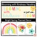 Spring Bulletin Board Decor | Writing Activity | Blooming With Kindness ...