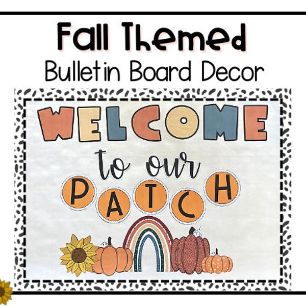 Fall Bulletin Board - Etsy