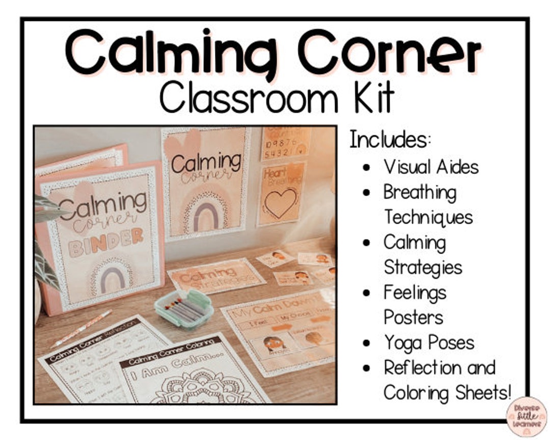 Calm Down Corner | Yoga Cards | Calming Strategies | Breathing ...
