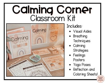 Calm Down Techniques Chart Calming Down Toddlers Children - Etsy