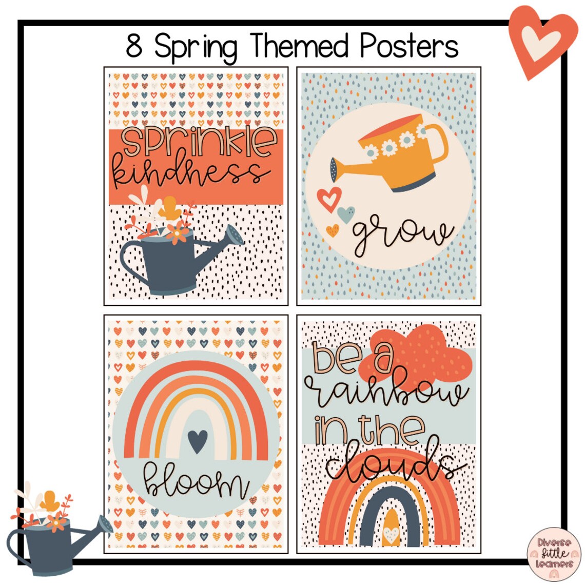 Spring Themed Classroom Posters Bulletin Board Decor - Etsy