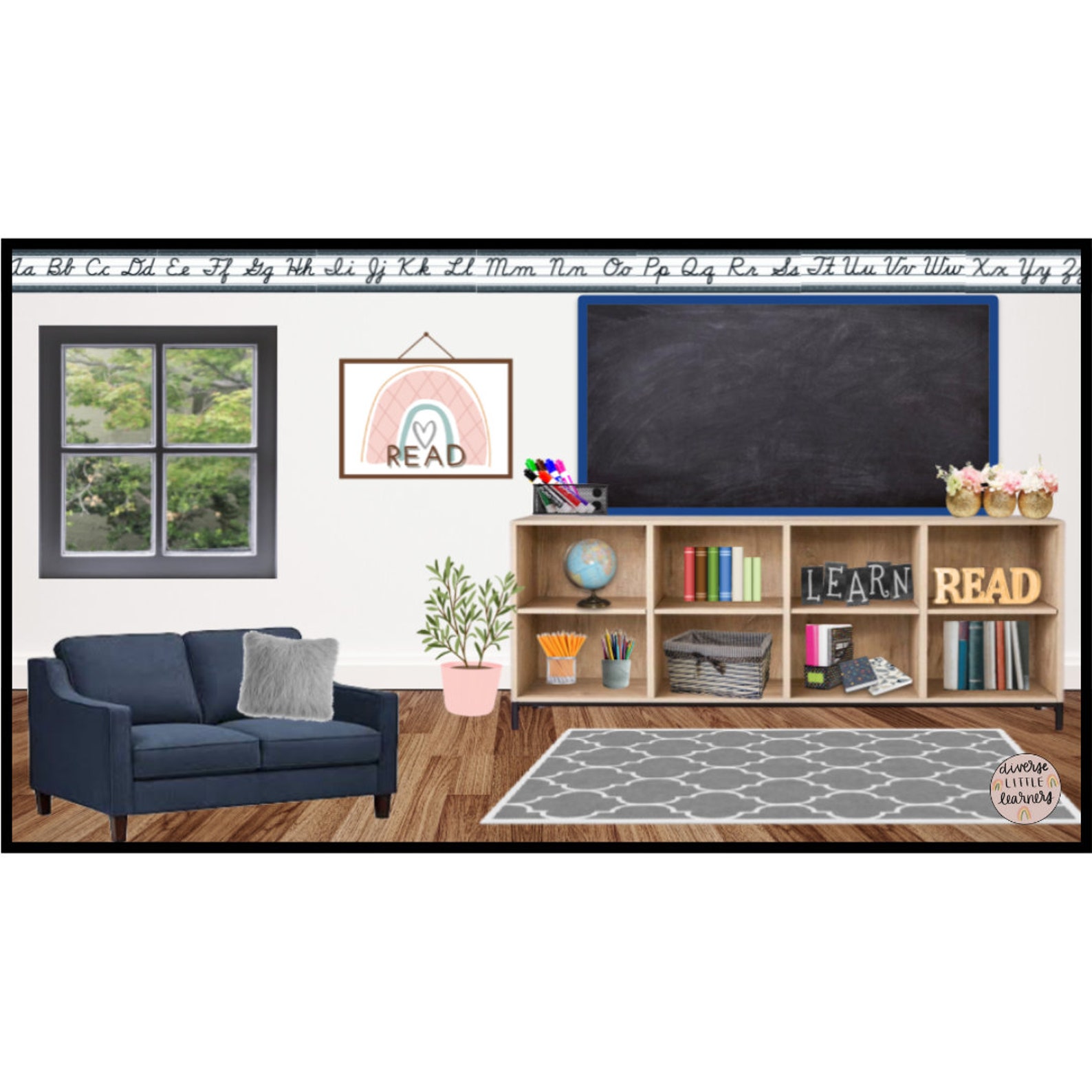 Bitmoji Ready Reading Classroom Templates | Etsy