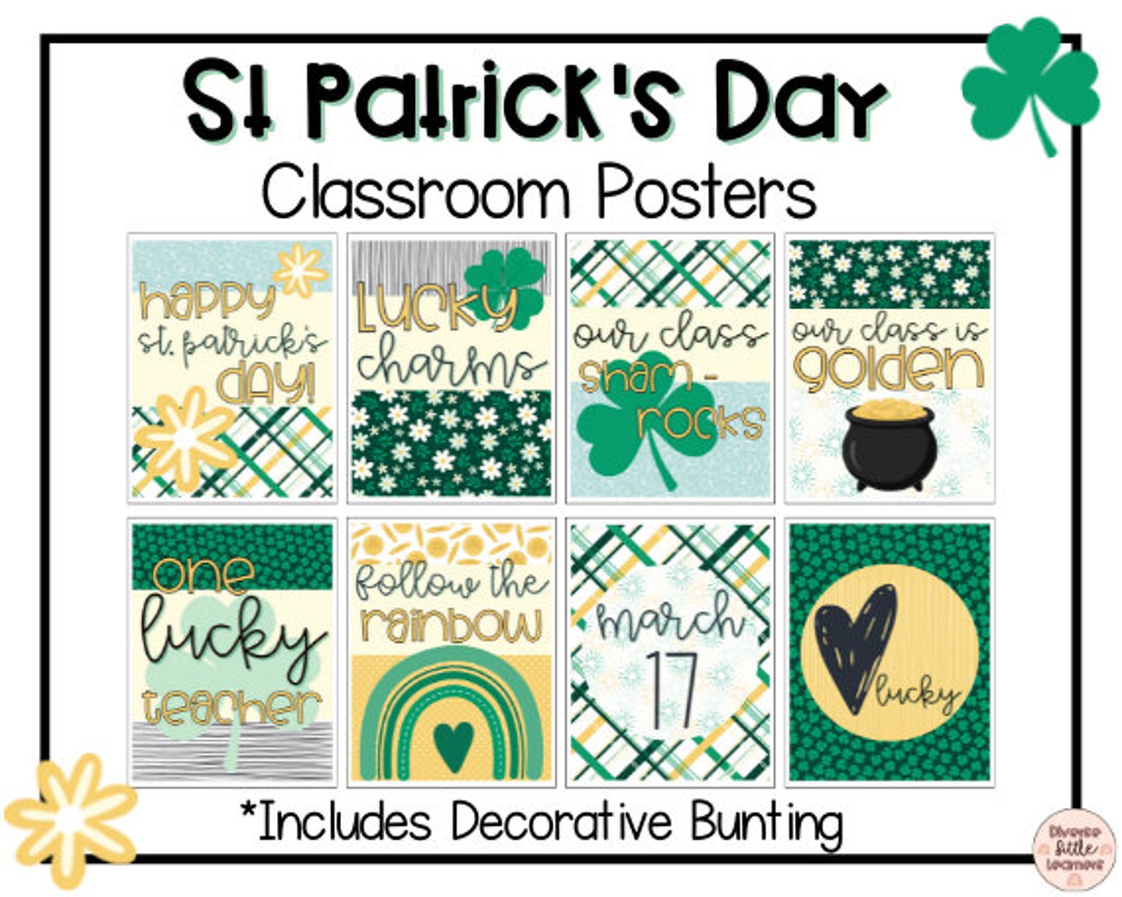 St. Patrick's Day Classroom Posters | Bulletin Board Decor | March ...