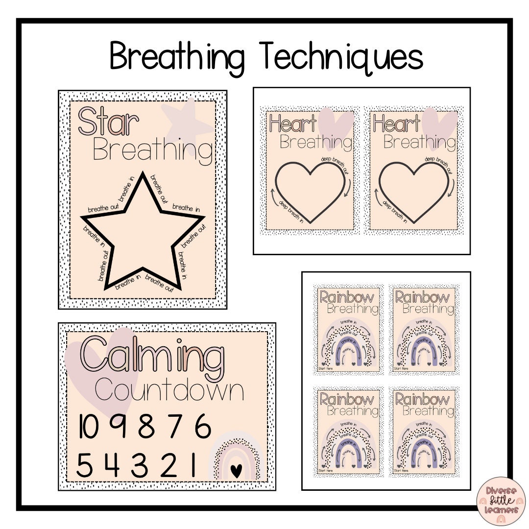 Calm Down Corner | Yoga Cards | Calming Strategies | Breathing ...