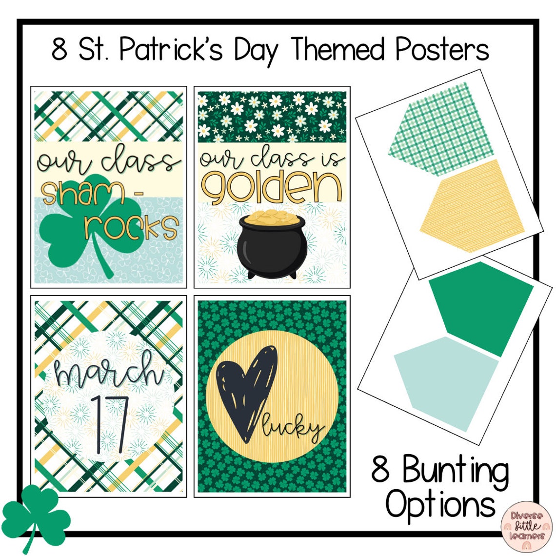 St. Patrick's Day Classroom Posters | Bulletin Board Decor | March ...