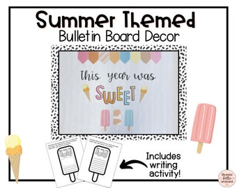 Spring Bulletin Board Decor Writing Activity Sprinkle - Etsy