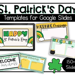 St. Patrick's Day Themed Templates for Google Slides Templates | March ...