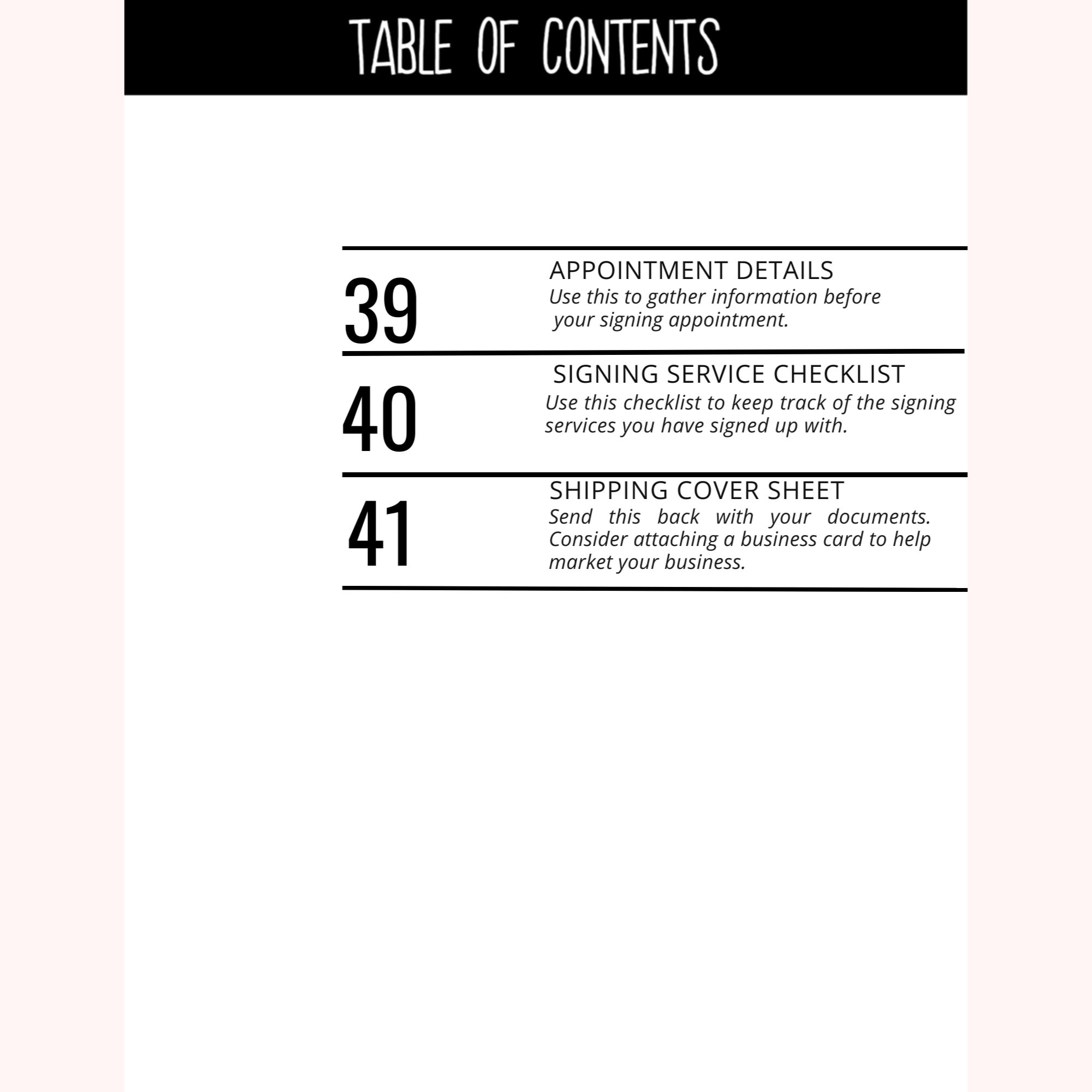 Mobile Notary Signing Agent Binder Package- Scripts, Definitions ...