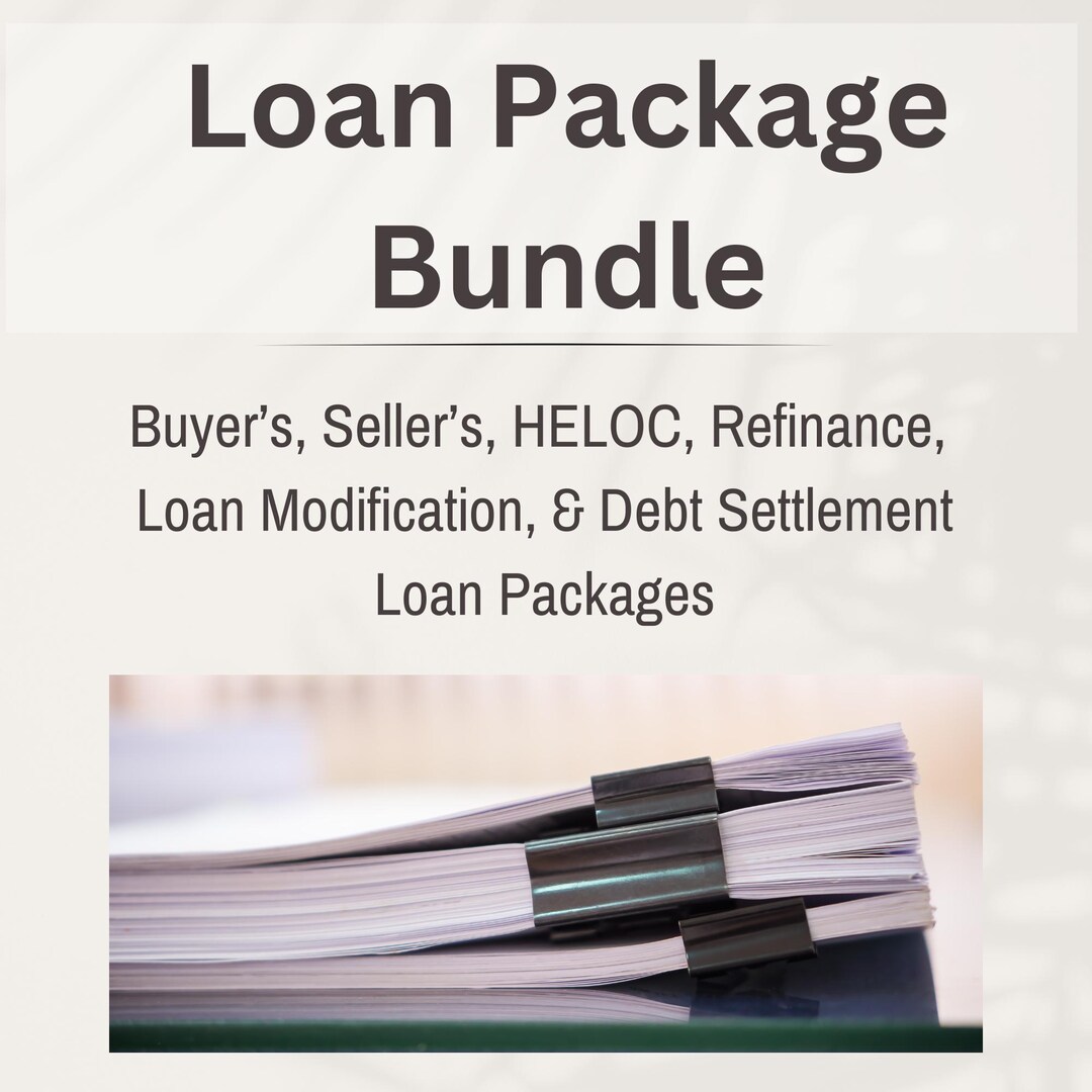 Loan Signing Agent Bundle | Refinance, HELOC, Seller & Buyer Packages ...