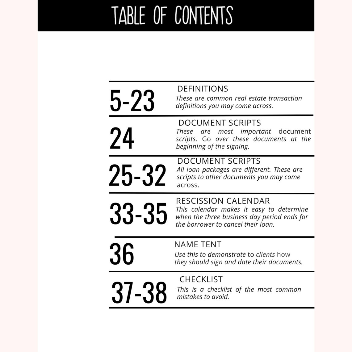 Mobile Notary Signing Agent Binder Package Scripts - Etsy