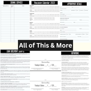 Mobile Notary Signing Agent Binder Package- Scripts, Definitions ...