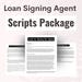 Loan Signing Agent Scripts | Scripts for Signing Agents | Signing Agent ...