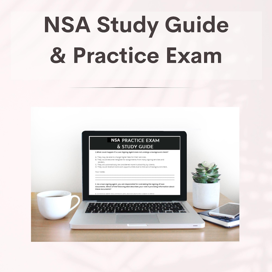 NSA Exam & Practice Guide for Loan Signing Agents |NNA Exam and ...