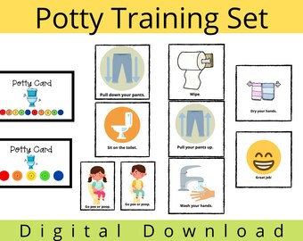 Potty Punch Card - Etsy