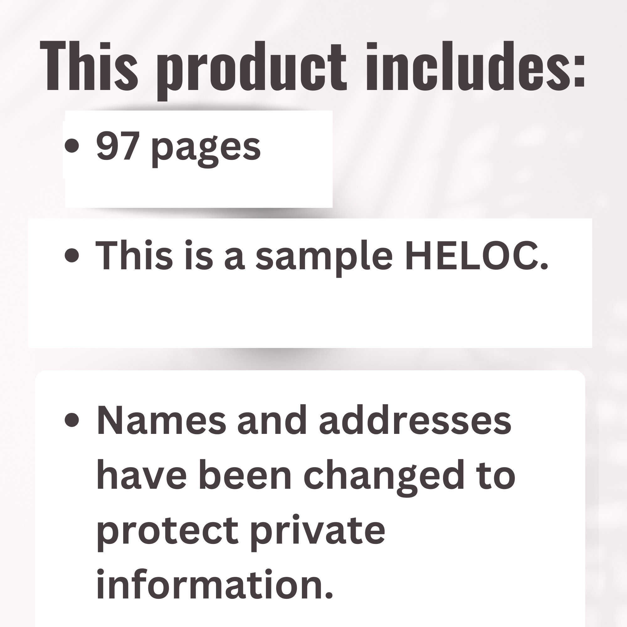 Loan Signing Agent HELOC | Practice Loan Documents| HELOC Documents ...