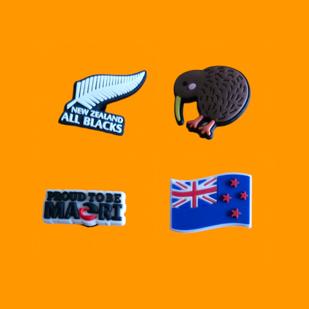 Croc Shoe Charms Croc Jibbitz NEW ZEALAND KIWI Maori Pvc Shoe Charms ...