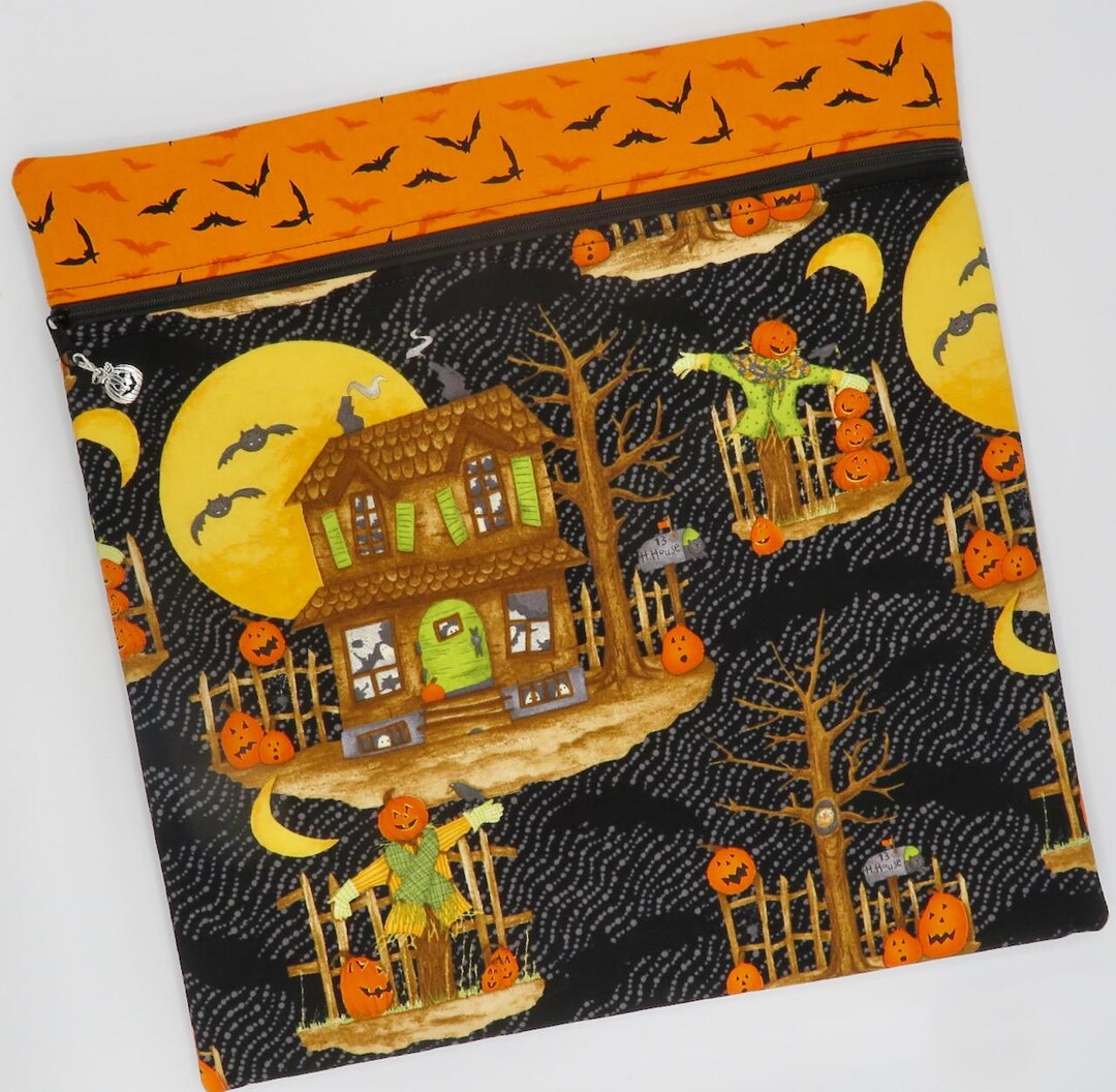 Debbie Mumm Out-of-print Fabric Halloween/fall Project Bag for Cross ...