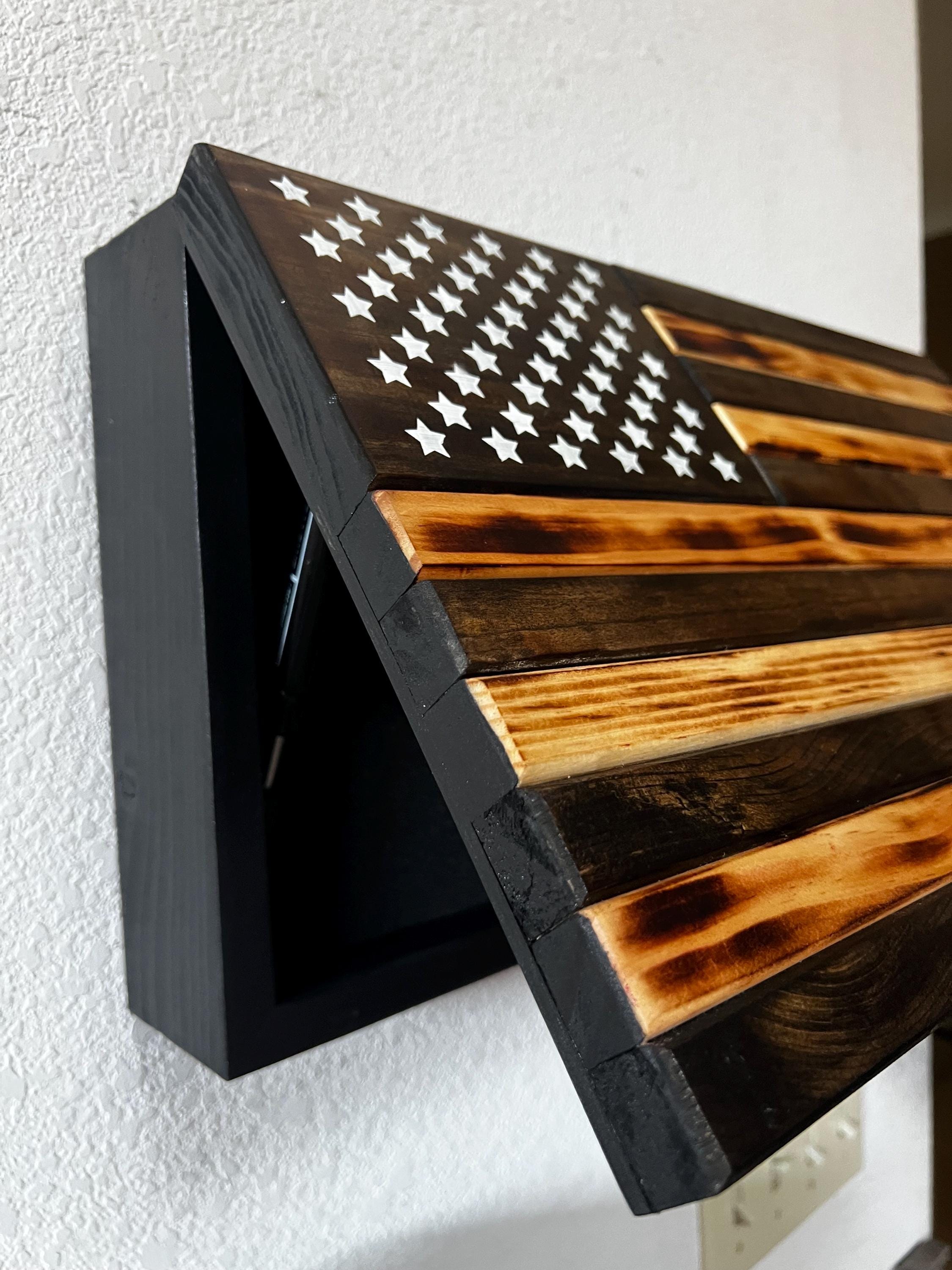 Concealment Gun Safe American Flag Box - Etsy