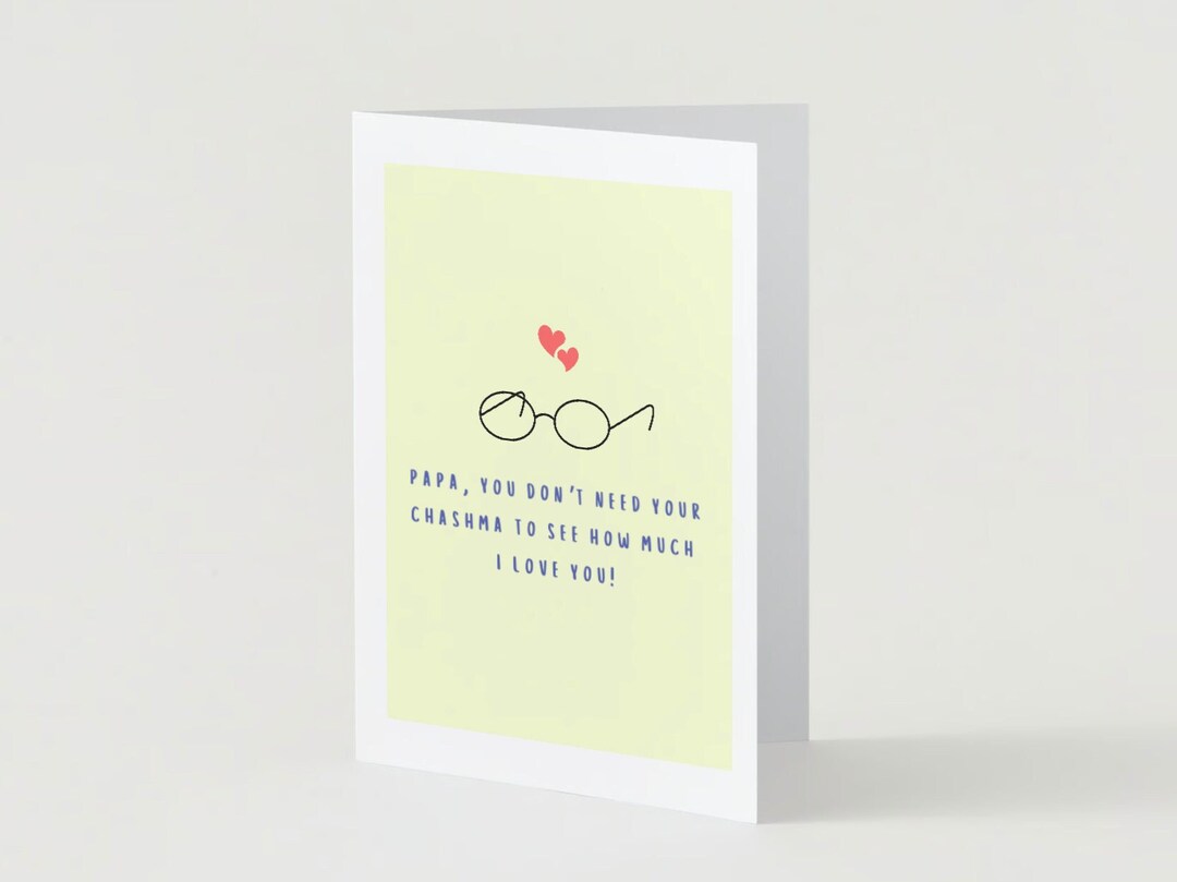 Indian Father's Day Card,desi Dad,funny Father's Day Cards Papa,you Don ...