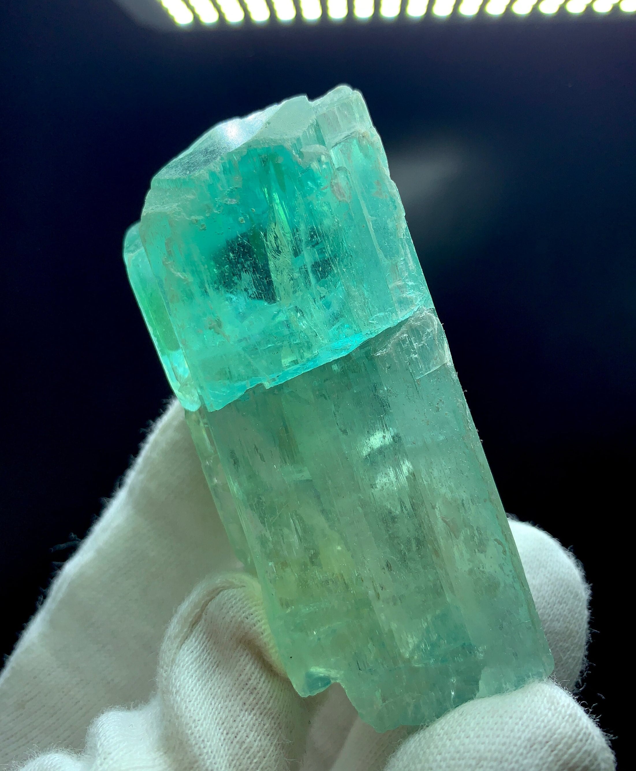Twinned Terminated Lush Green Kunzite Crystal From Kunar , Raw Kunite ...