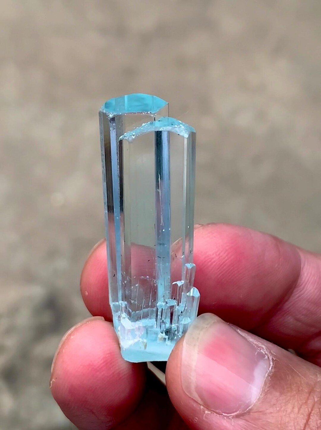 Aquamarine Crystal Bunch Facet Grade Sky Blue Weight 13 Grams - Etsy