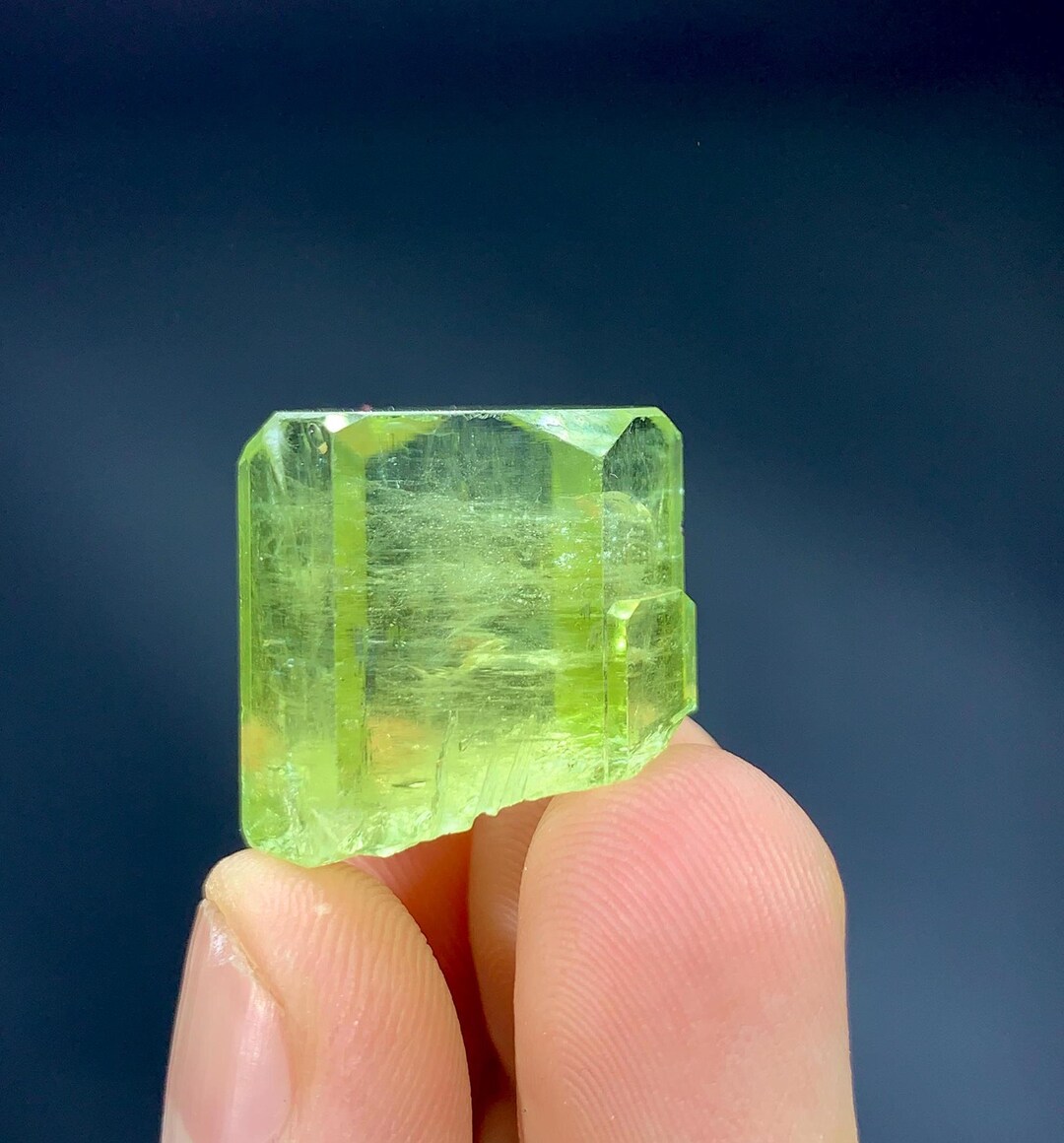 Terminated Yellow Color Heliodor Var Beryl Crystal, Raw Heliodor ...