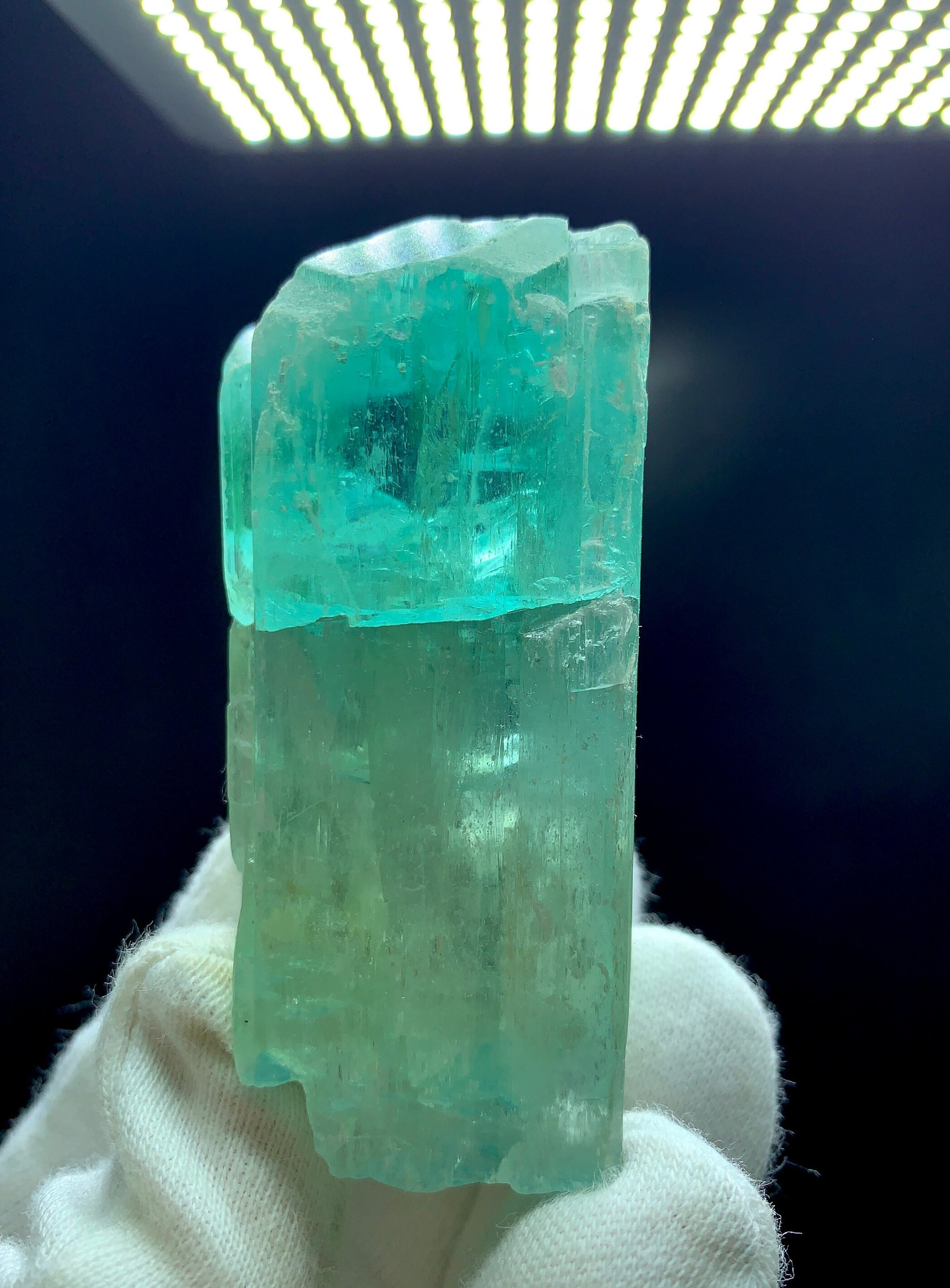 Twinned Terminated Lush Green Kunzite Crystal From Kunar , Raw Kunite ...