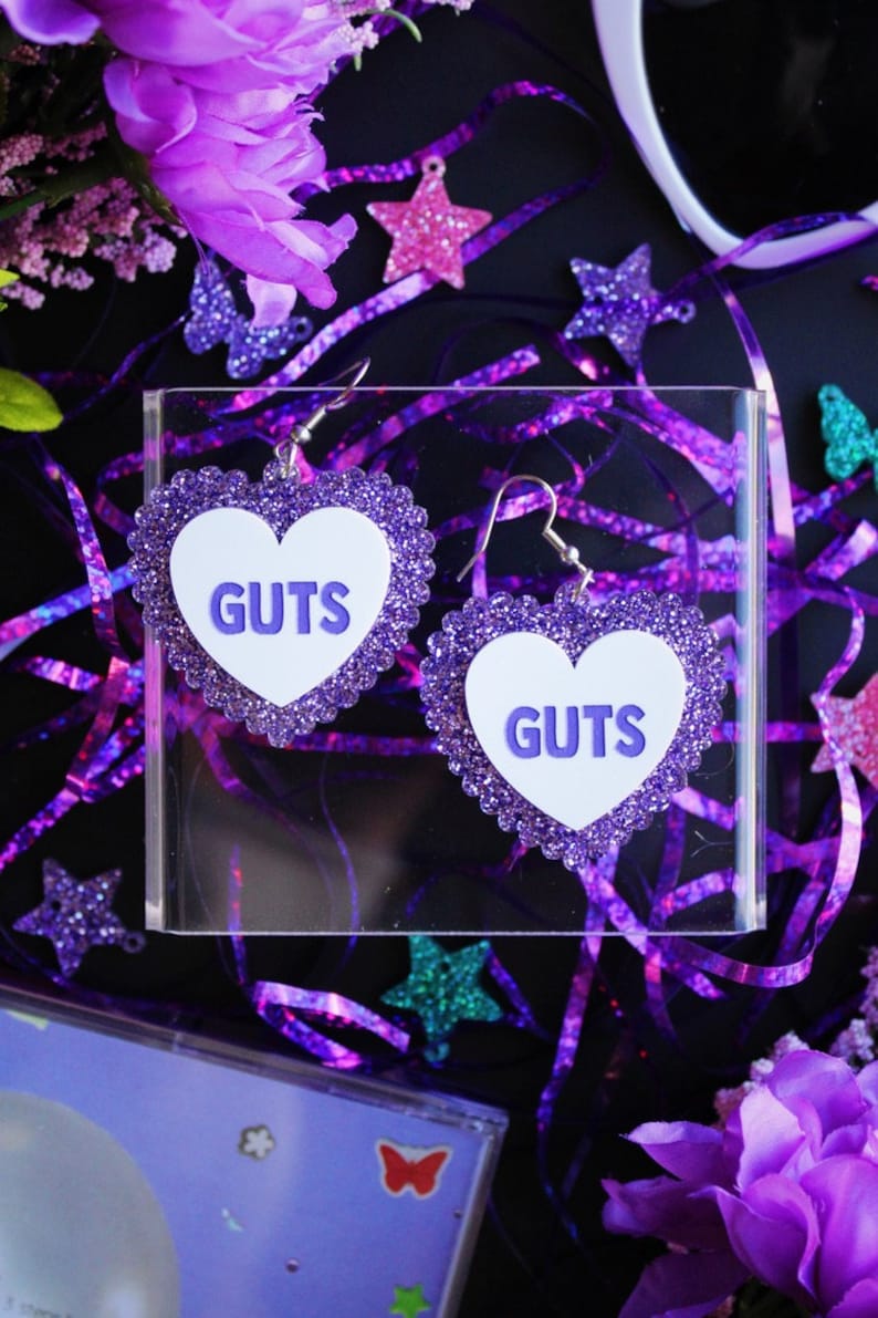 Olivia Rodrigo Guts Earrings GUTS TOUR - Etsy