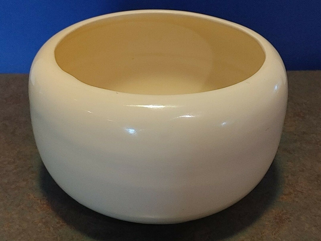 Vintage Mid Century Modern Haeger Designs of Dundee Pottery Bowl Beige ...