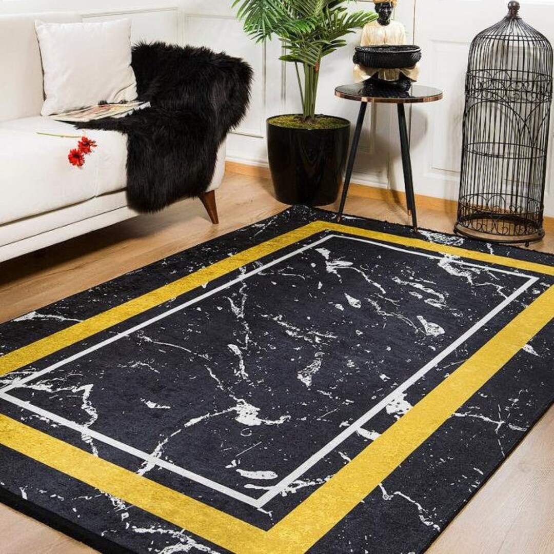 Rugged Rug, Cotton, Black, Living Room Rugs, Dining Room Rugs ...