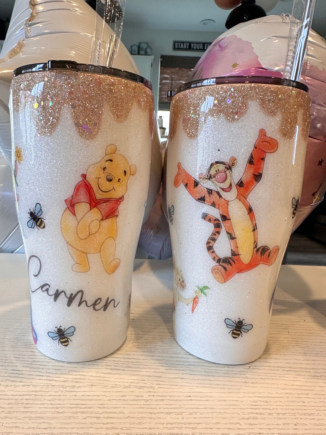 Winnie the Pooh Characters Cup - Etsy