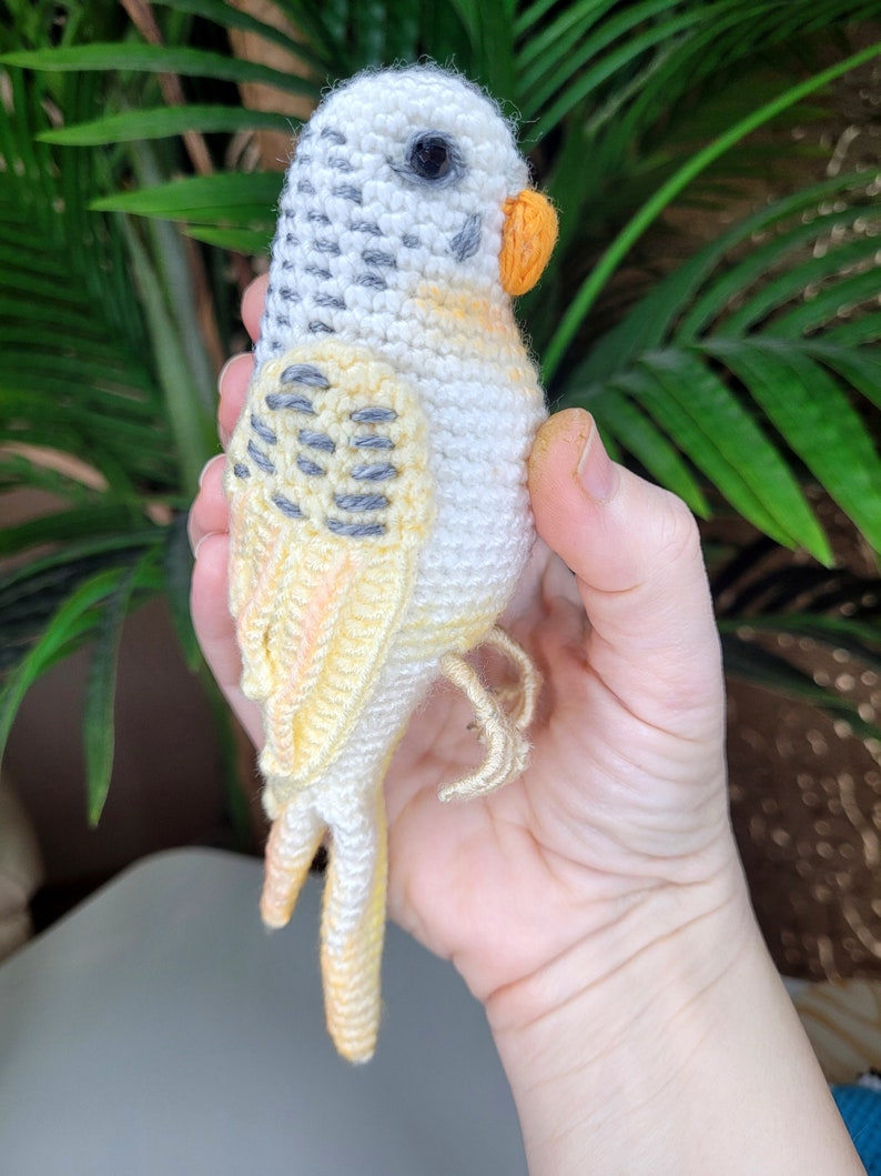 Crochet Budgie Pattern Amigurumi Bird Pattern Stuffed Small - Etsy