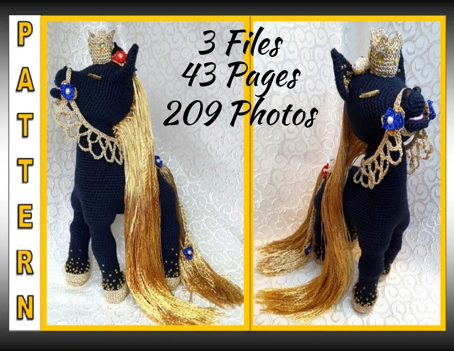 Crochet Horse Pattern Crochet Pony Pattern English Amigurumi - Etsy