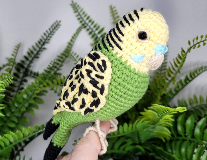Crochet Budgie Pattern, Amigurumi Bird Pattern, Stuffed Small Bird ...