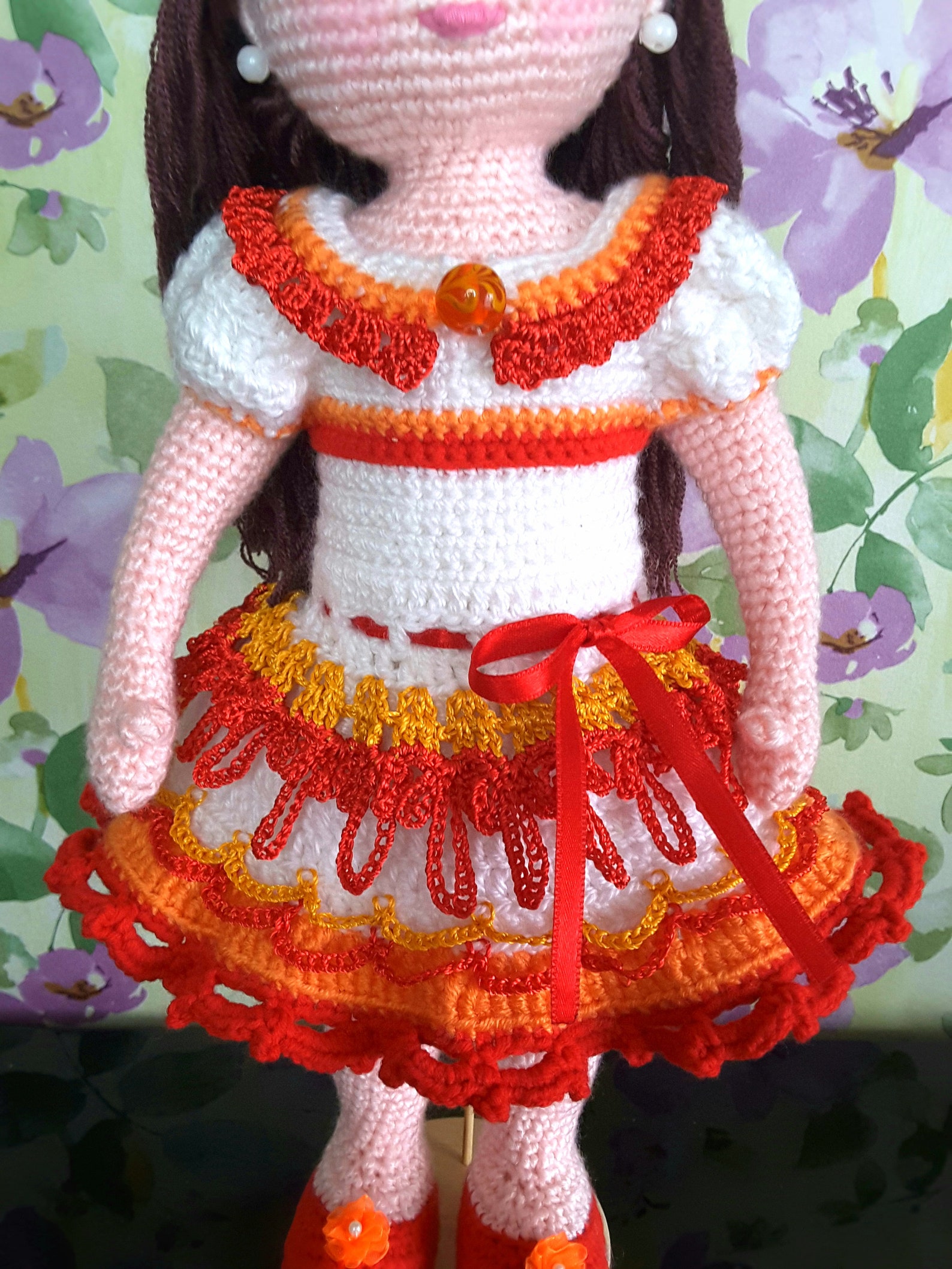 Crochet Doll Dress Pattern Crochet Doll Hat Tutorial | Etsy