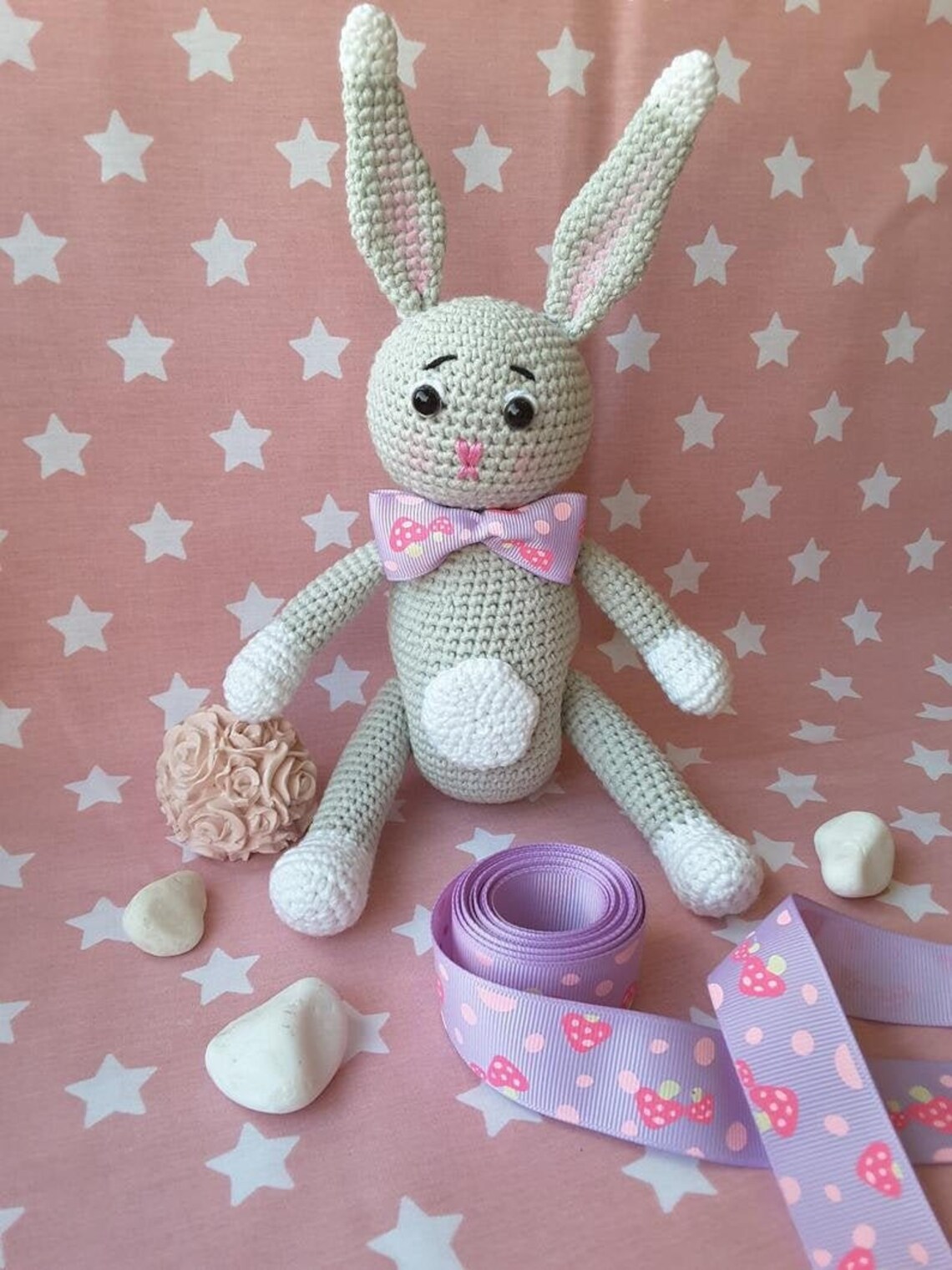 Crochet Toy Pattern Bunny Tutorial Bunny Pattern - Etsy
