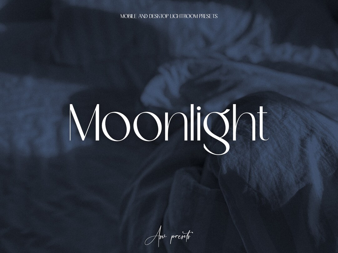 10 MOONLIGHT Day TO Night Moonlight Effect Lightroom Presets - Etsy