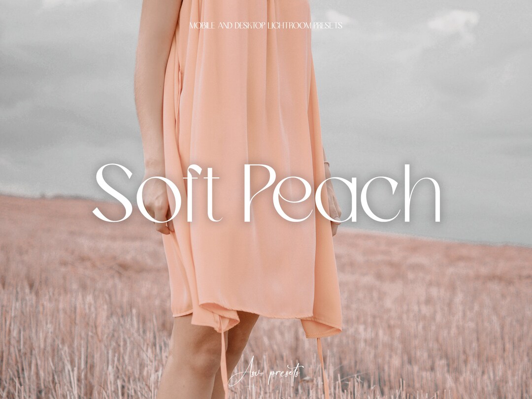 10 SOFT PEACH Aesthetic Peachy Presets - Etsy